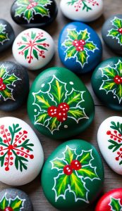 18 Festive Christmas Painted Rock Ideas for Holiday Cheer: Spread Joy ...
