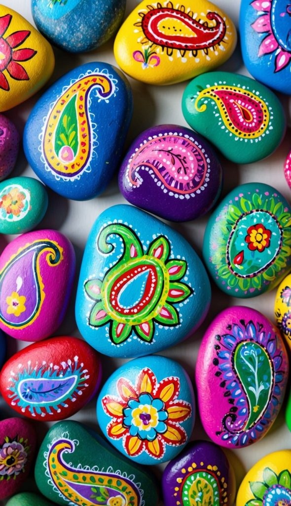 19 Colorful Rainbow Painted Rock Ideas for Cheerful Decor - Living Tickled