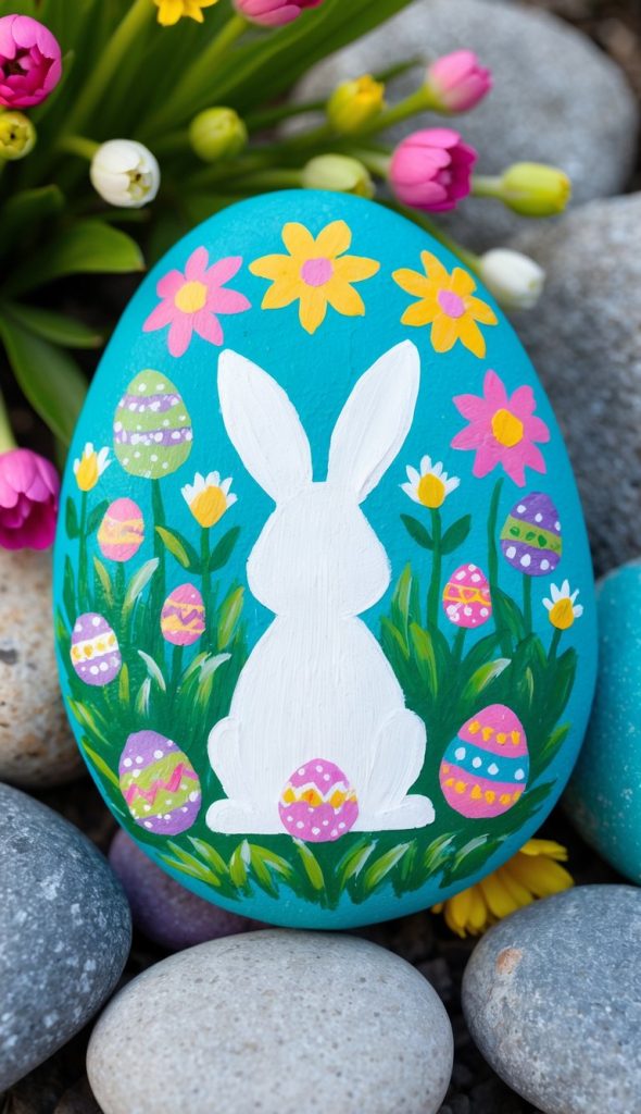 23 Fun Easter Painted Rock Ideas for Festive Spring Decor - Living Tickled
