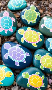 39 Turtle Painted Rock Ideas for Fun and Relaxation - Living Tickled