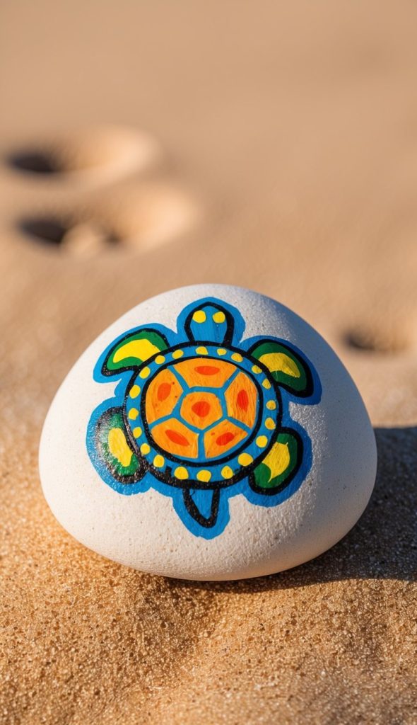 39 Turtle Painted Rock Ideas for Fun and Relaxation - Living Tickled