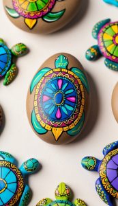 39 Turtle Painted Rock Ideas for Fun and Relaxation - Living Tickled