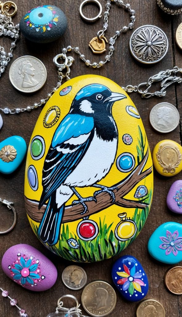 26 Bird Painted Rock Ideas for Nature Enthusiasts - Living Tickled