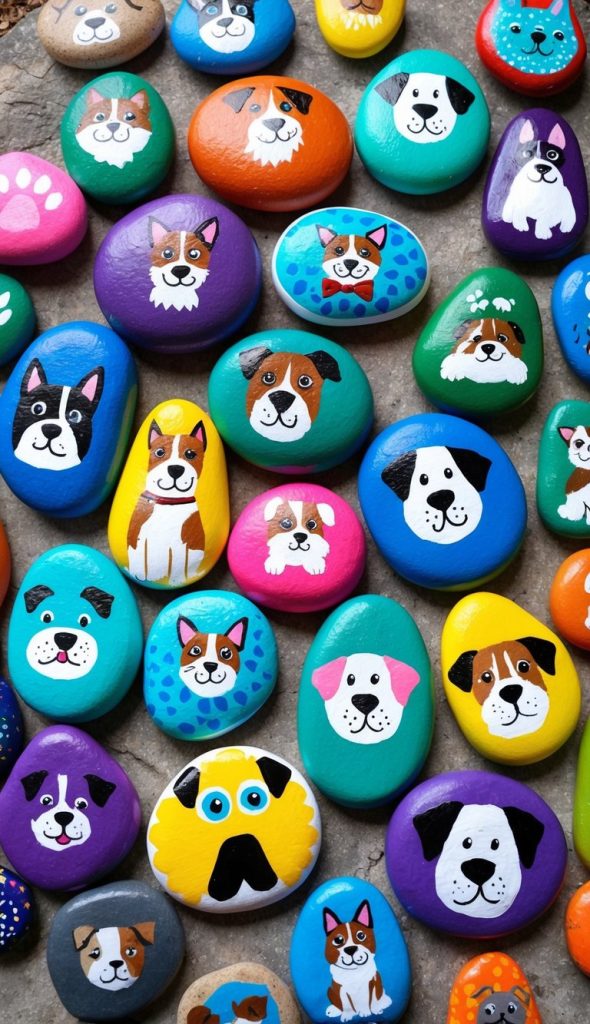 22 Easy Rock Pet Painted Rock Ideas for Fun Family Crafts - Living Tickled