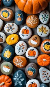 27 Charming Pumpkin Painted Rock Ideas for Seasonal Home Decor - Living ...