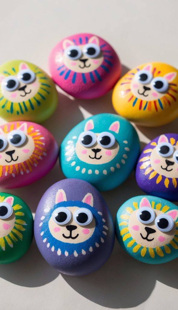 22 Easy Rock Pet Painted Rock Ideas for Fun Family Crafts - Living Tickled