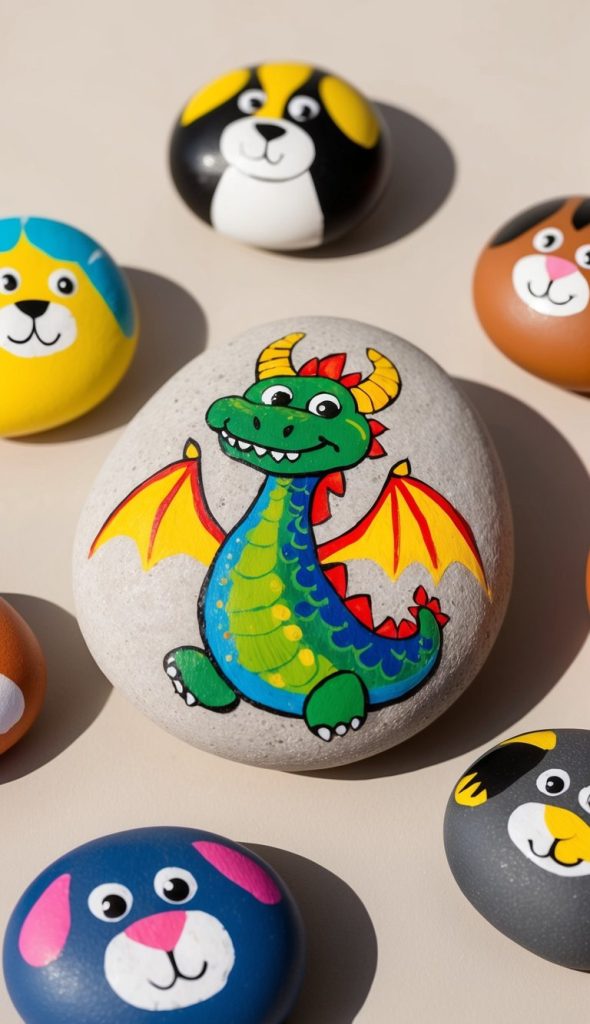 22 Easy Rock Pet Painted Rock Ideas for Fun Family Crafts - Living Tickled