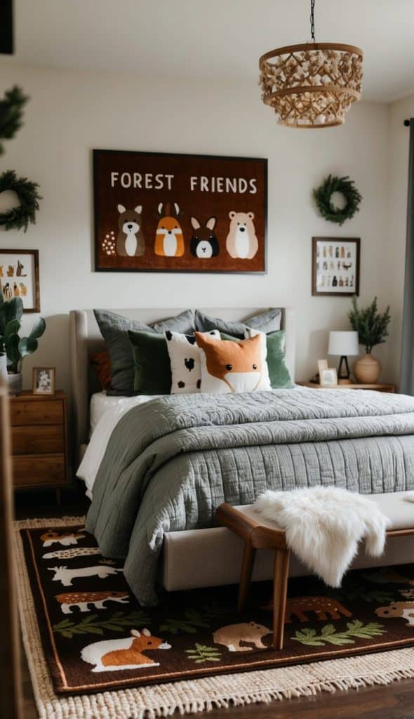 19 Woodland Animal Bedroom Decor Ideas for Kids: Cozy Forest-Inspired ...