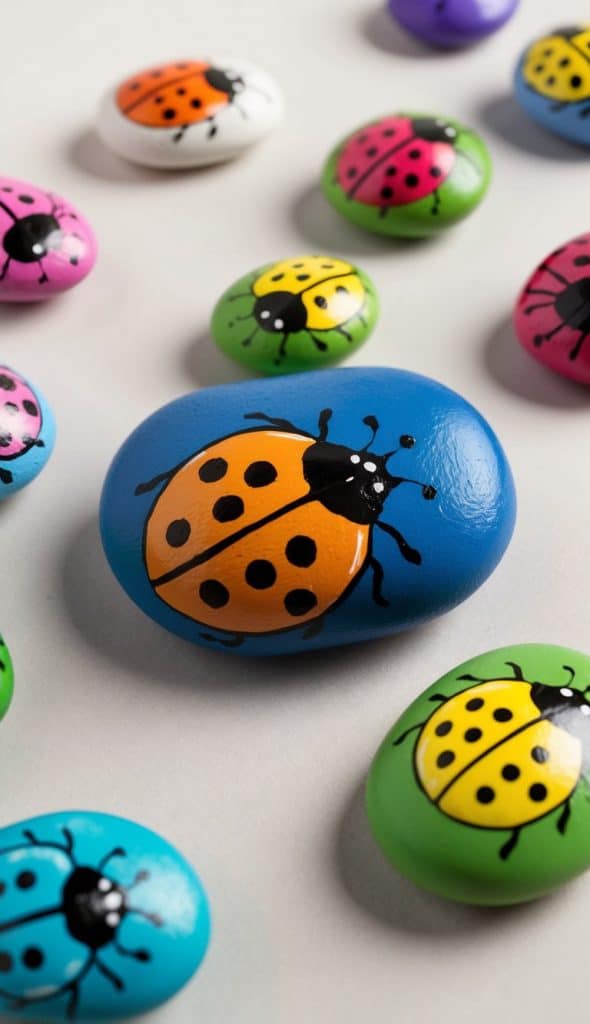 29 Charming Garden Painted Rock Ideas for DIY Outdoor Decor - Living ...