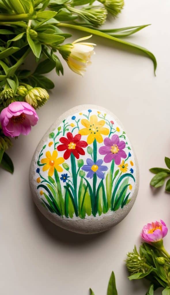 29 Charming Garden Painted Rock Ideas for DIY Outdoor Decor - Living ...