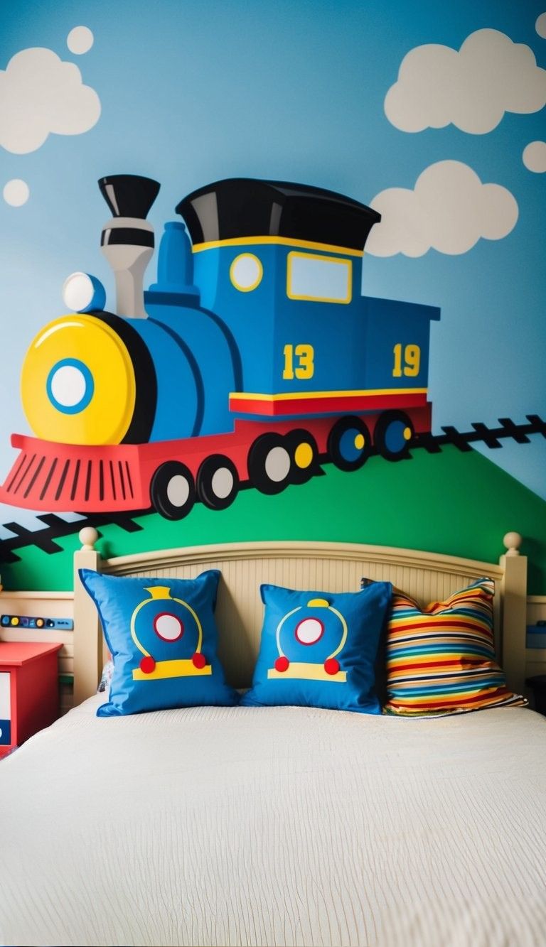 20 Train-Themed Bedroom Decor Ideas for Kids: Choo-Choo Your Way to a ...