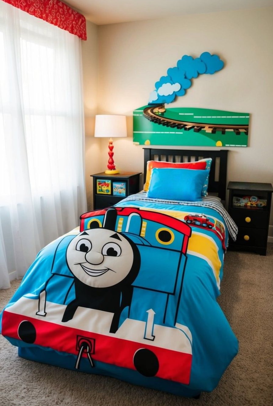 20 Train-Themed Bedroom Decor Ideas for Kids: Choo-Choo Your Way to a ...