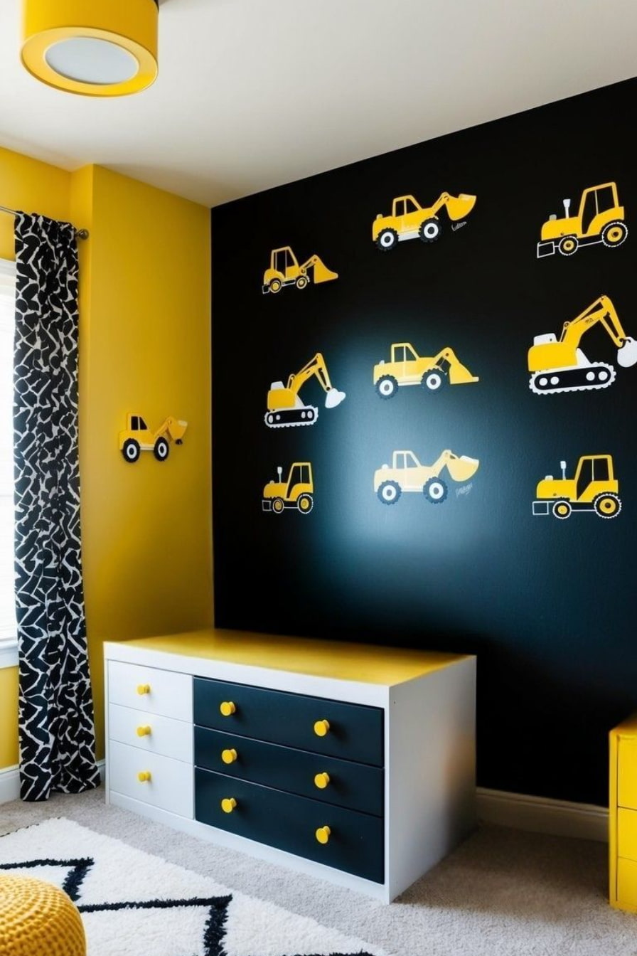 20 Construction-Themed Bedroom Decor Ideas for Kids: Building Dreams ...