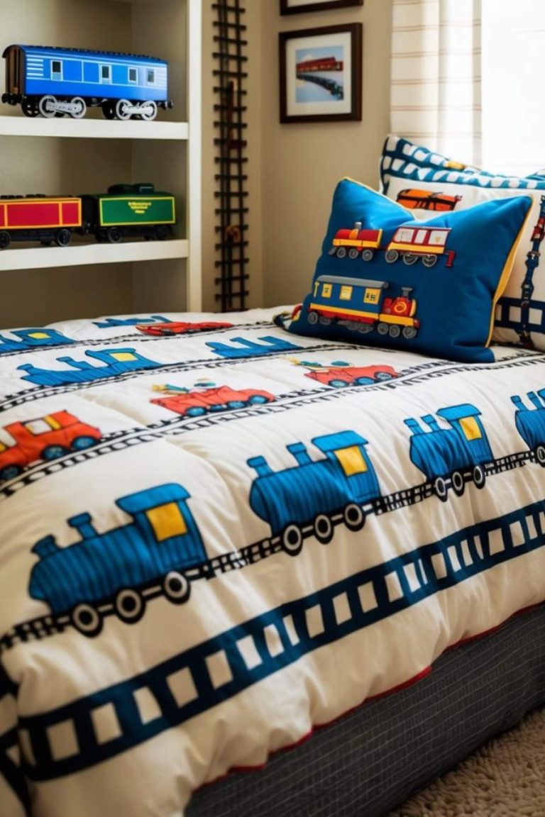 20 Train-Themed Bedroom Decor Ideas for Kids: Choo-Choo Your Way to a ...