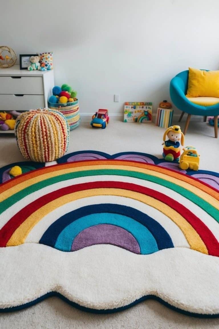 19 Rainbow Bedroom Decor Ideas for Kids: Brighten Up Your Little One's ...