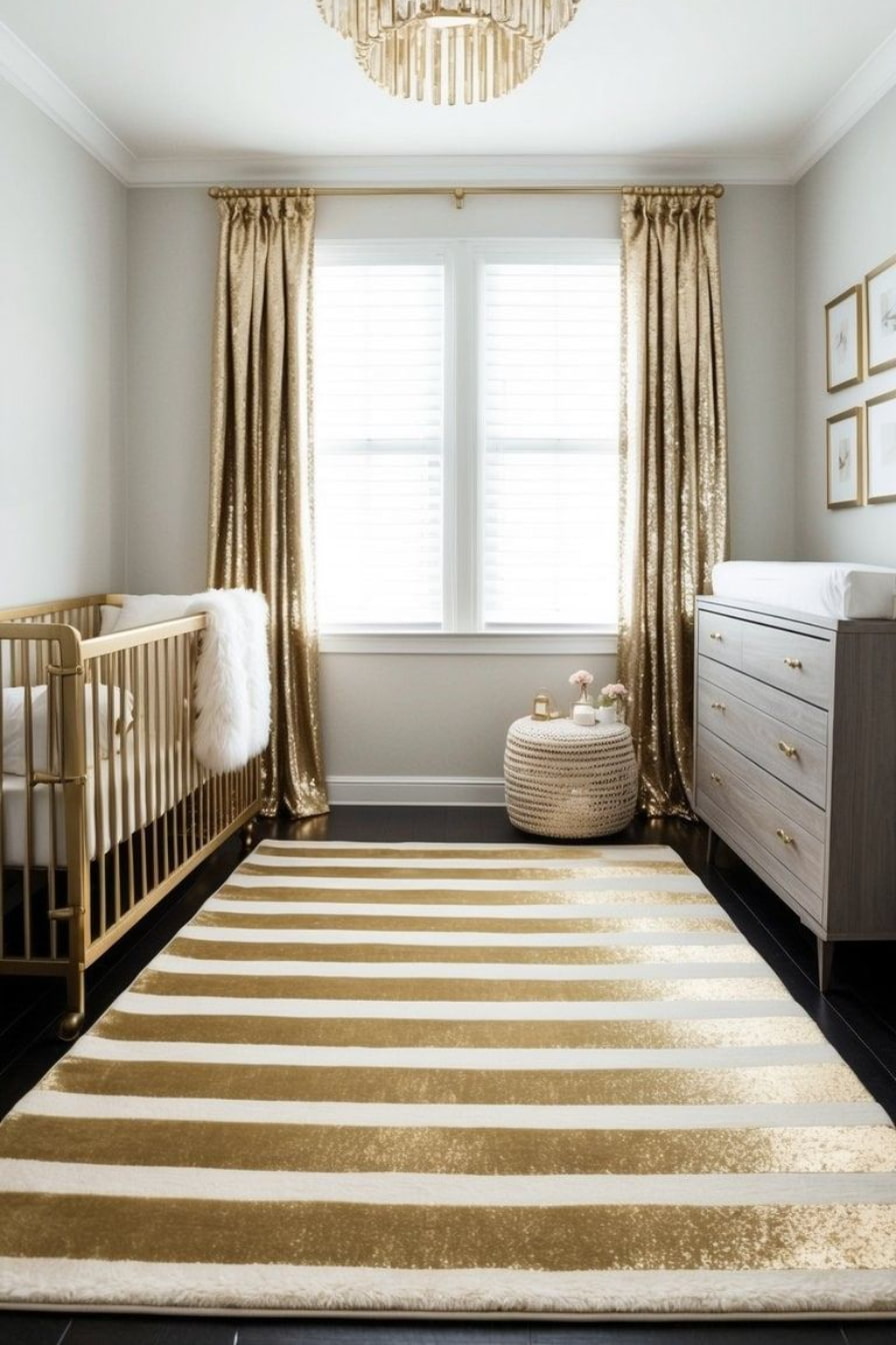 19 Gold Nursery Ideas: Glamorous Touches for Your Baby's Luxurious Room
