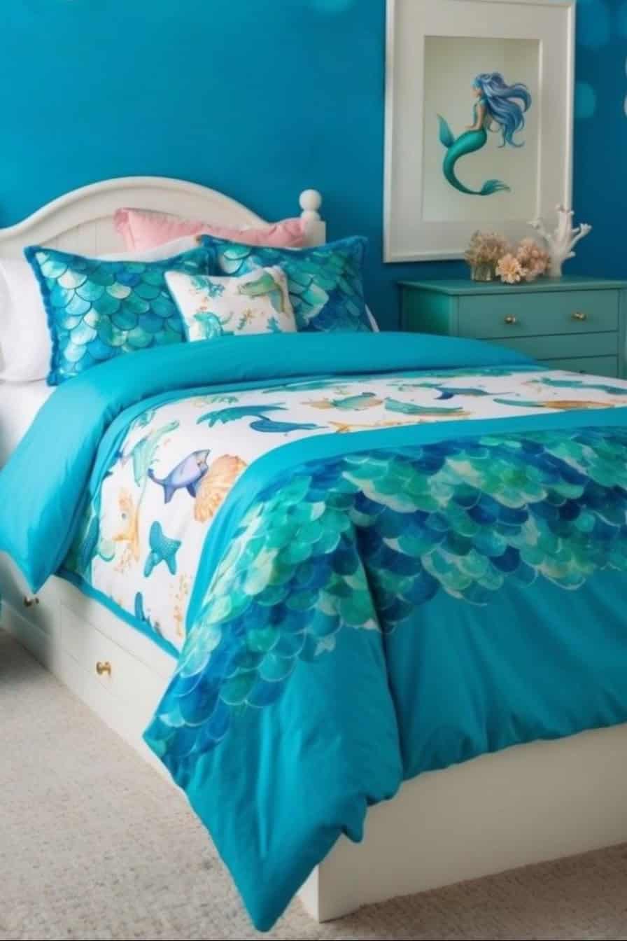 20 Mermaid Bedroom Decor Ideas for Kids: Create a Magical Underwater Oasis
