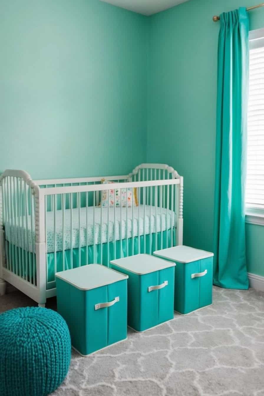 39 Teal Nursery Ideas: Enchanting Color Schemes for Your Baby's Paradise