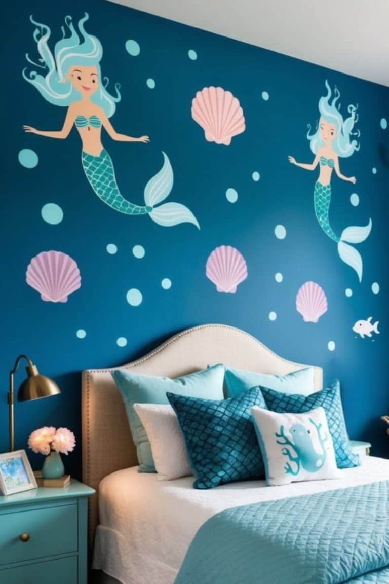 20 Mermaid Bedroom Decor Ideas for Kids: Create a Magical Underwater Oasis