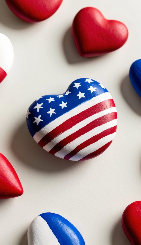 17 4th of July Painted Rock Ideas: Creative Patriotic Designs for ...