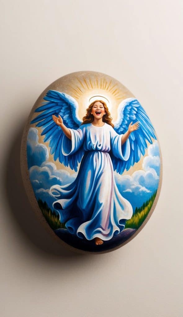 26 Angel Painted Rock Ideas: Heavenly Designs to Inspire Your Creative ...
