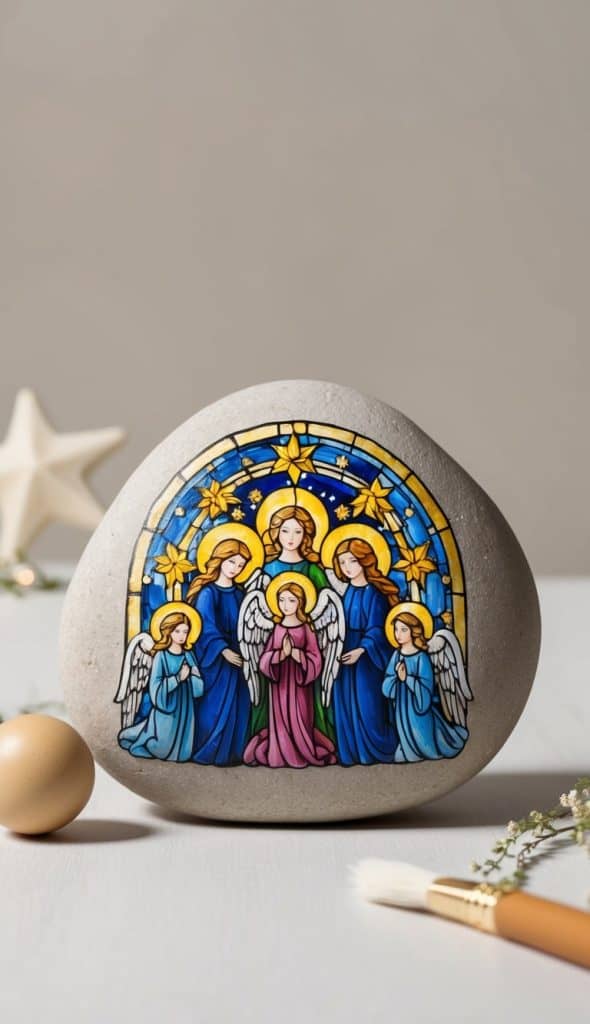 26 Angel Painted Rock Ideas: Heavenly Designs to Inspire Your Creative ...