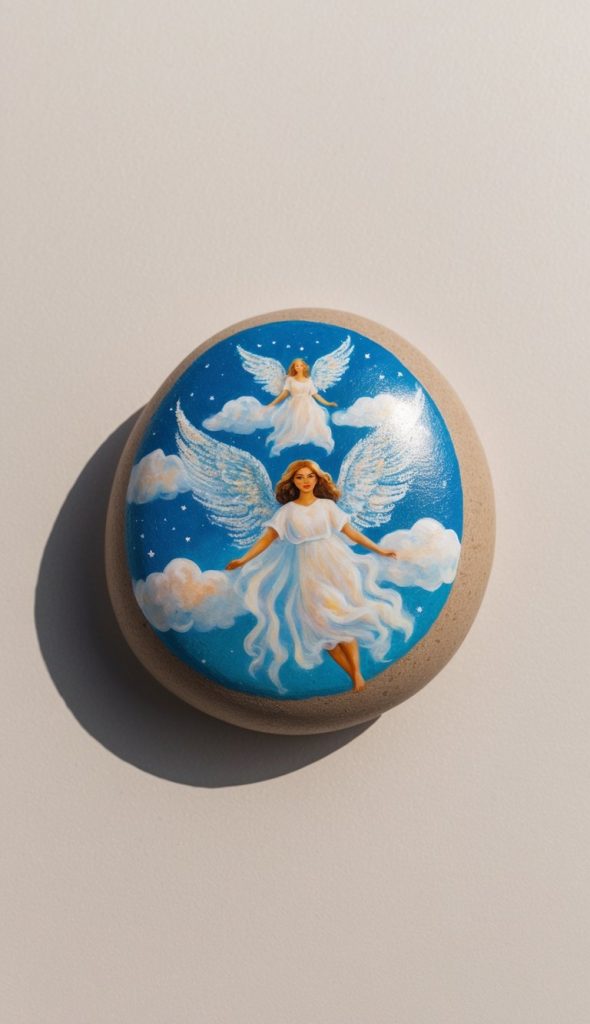 26 Angel Painted Rock Ideas: Heavenly Designs to Inspire Your Creative ...
