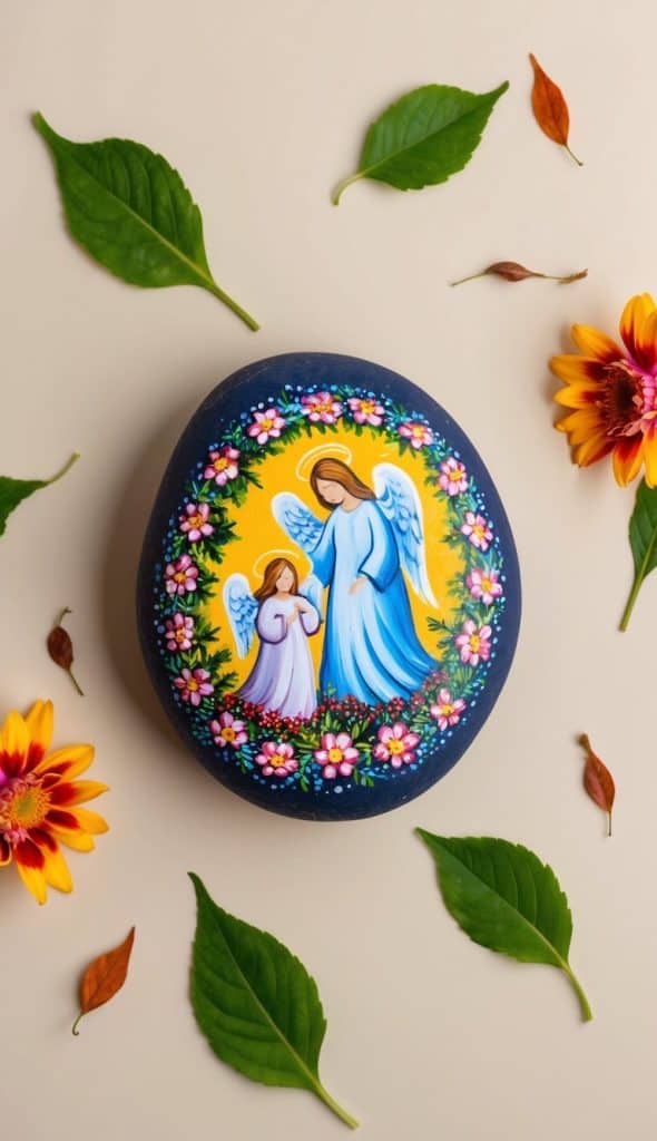 26 Angel Painted Rock Ideas: Heavenly Designs to Inspire Your Creative ...