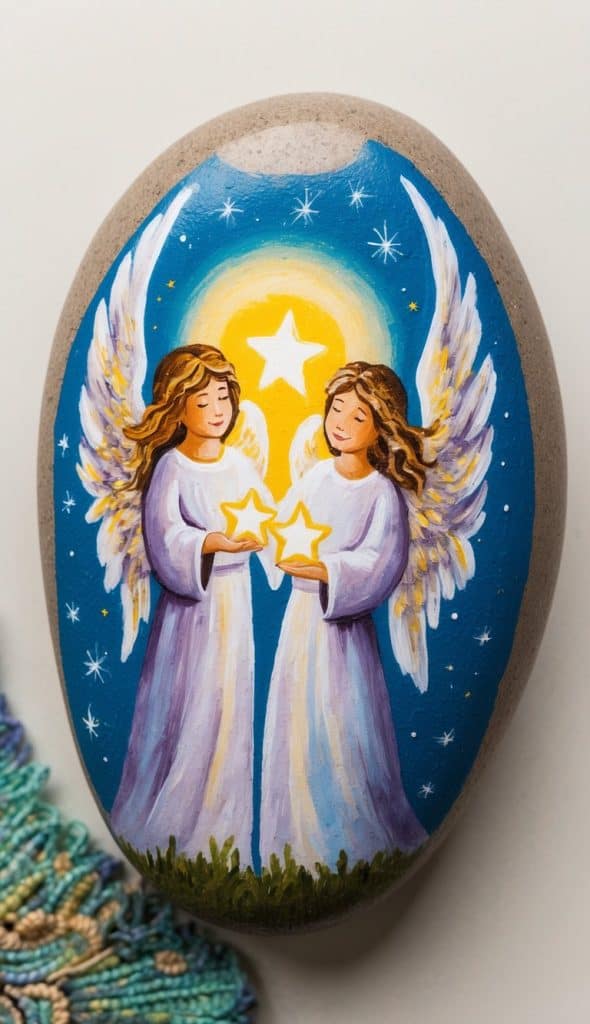 26 Angel Painted Rock Ideas: Heavenly Designs to Inspire Your Creative ...