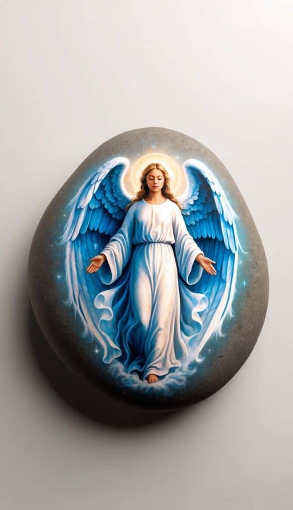 26 Angel Painted Rock Ideas: Heavenly Designs to Inspire Your Creative ...