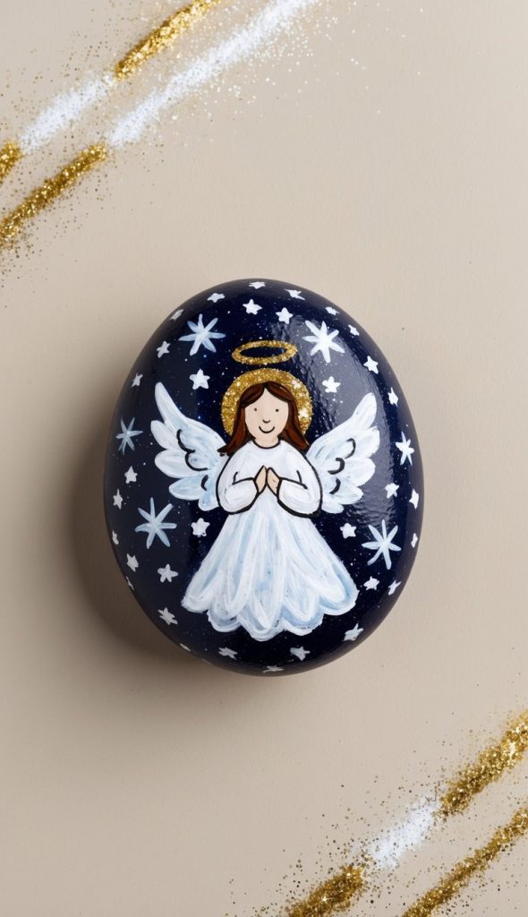 26 Angel Painted Rock Ideas: Heavenly Designs to Inspire Your Creative ...
