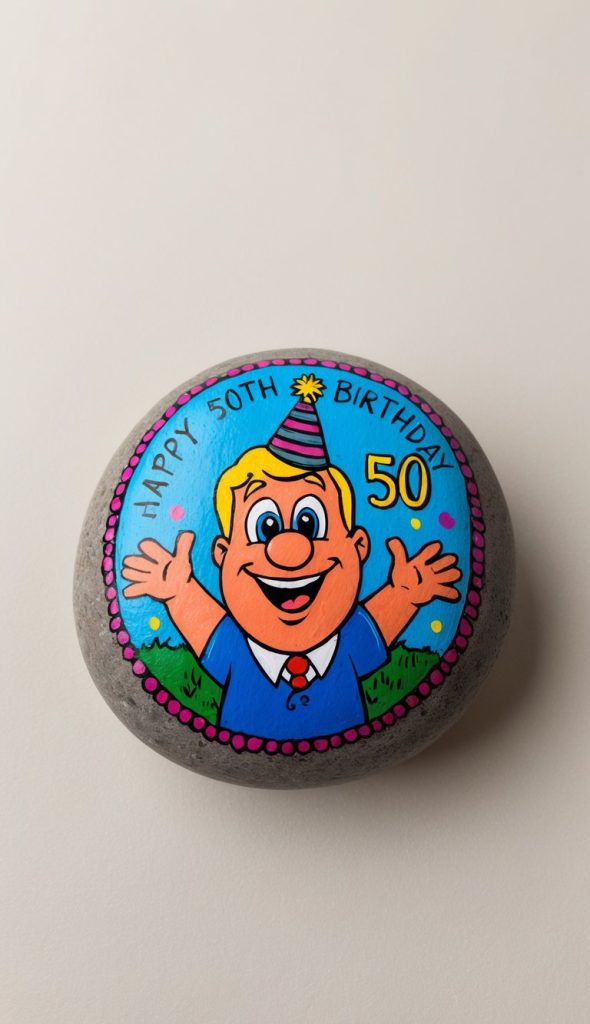47 Birthday Painted Rock Ideas for Colorful Celebration Creations