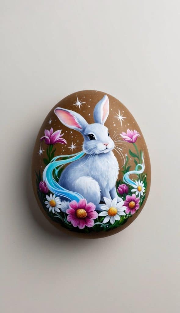 18 Bunny Painted Rock Ideas: Adorable Easter and Spring Designs for ...