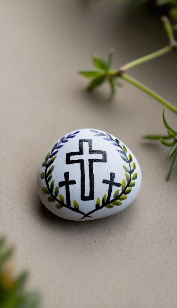 24 Christian Painted Rock Ideas to Share God’s Love - Living Tickled