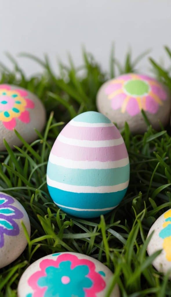 27 Easter Egg Painted Rock Ideas: Fun and Festive Designs for Your ...