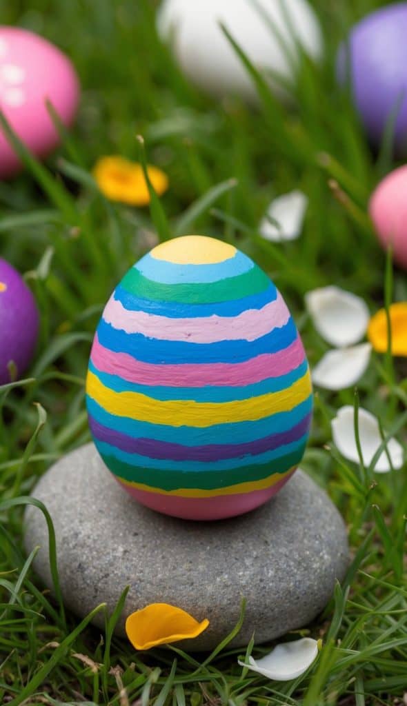 27 Easter Egg Painted Rock Ideas: Fun and Festive Designs for Your ...