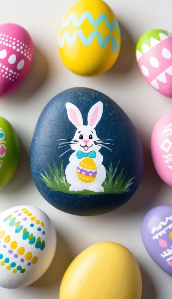 27 Easter Egg Painted Rock Ideas: Fun and Festive Designs for Your ...