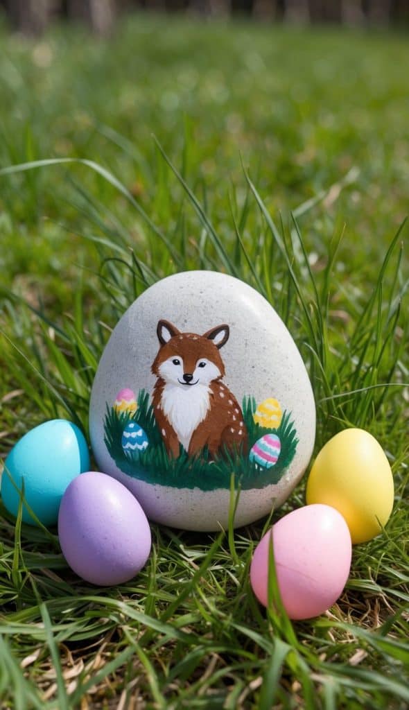 27 Easter Egg Painted Rock Ideas: Fun and Festive Designs for Your ...