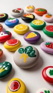 28 Food Painted Rock Ideas: Creative Designs for Yummy Rock Art Fun ...