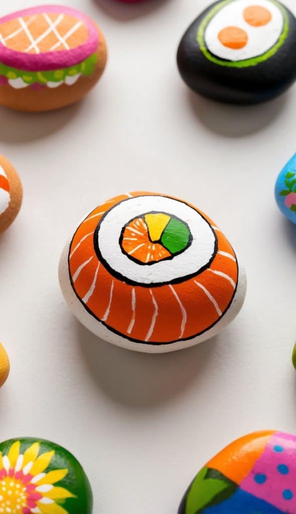 28 Food Painted Rock Ideas: Creative Designs for Yummy Rock Art Fun ...