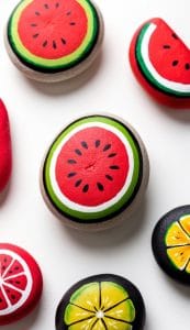 28 Food Painted Rock Ideas: Creative Designs for Yummy Rock Art Fun ...