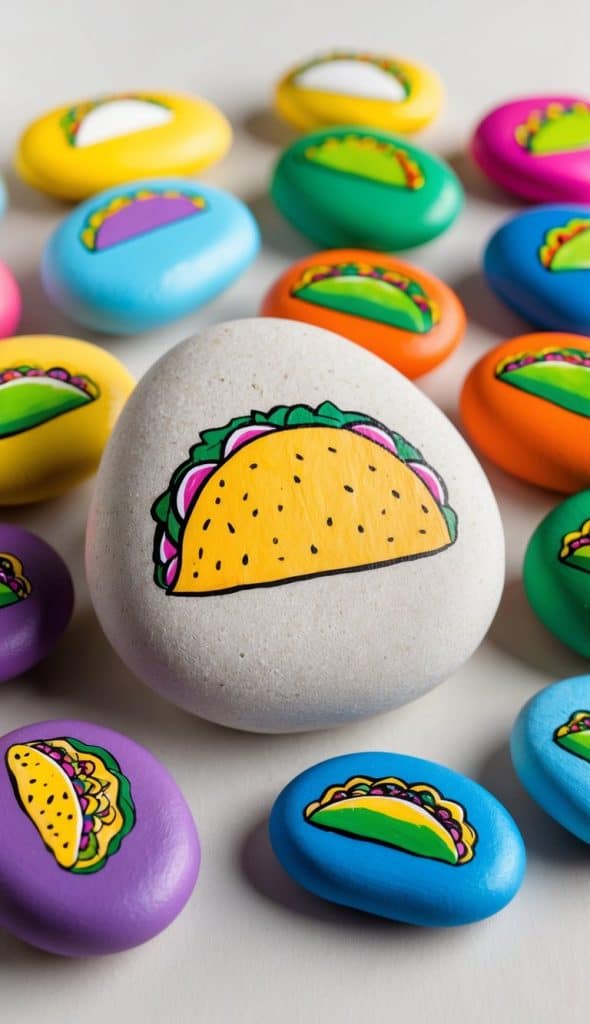 28 Food Painted Rock Ideas: Creative Designs for Yummy Rock Art Fun ...