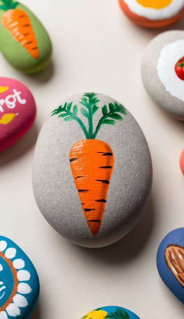 28 Food Painted Rock Ideas: Creative Designs for Yummy Rock Art Fun ...