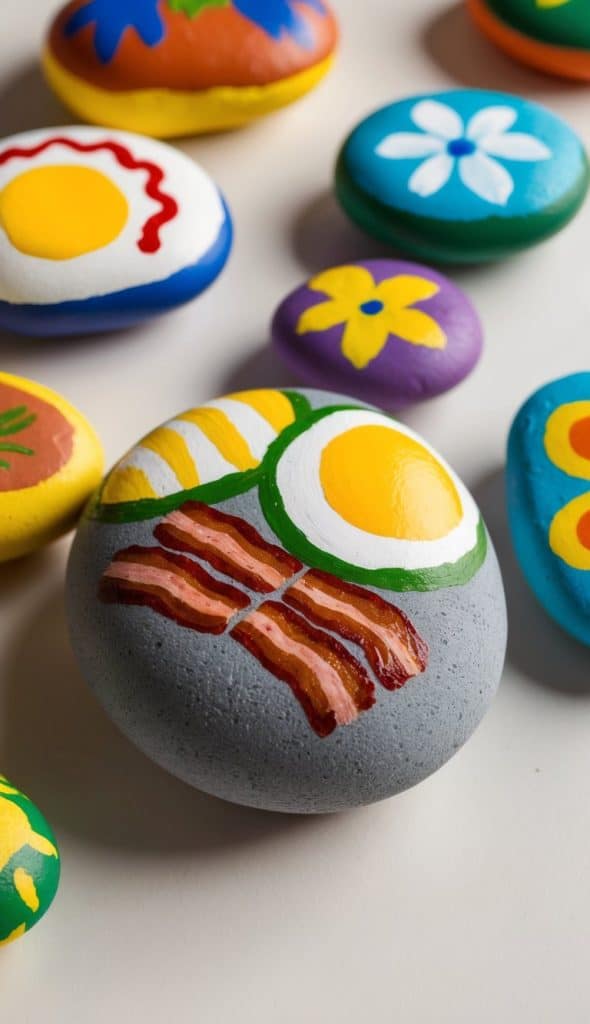 28 Food Painted Rock Ideas: Creative Designs for Yummy Rock Art Fun ...