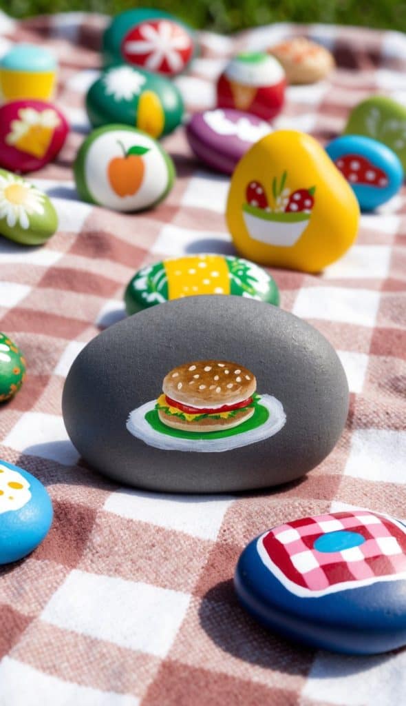28 Food Painted Rock Ideas: Creative Designs for Yummy Rock Art Fun ...