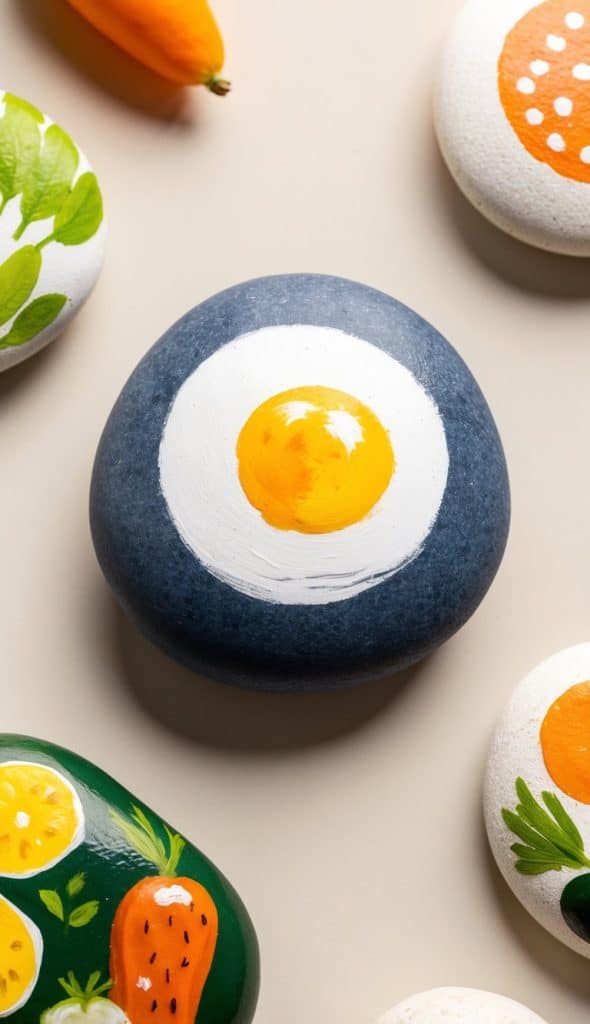 28 Food Painted Rock Ideas: Creative Designs for Yummy Rock Art Fun ...