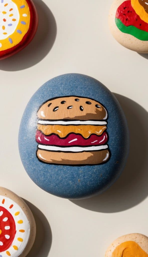 28 Food Painted Rock Ideas: Creative Designs for Yummy Rock Art Fun ...
