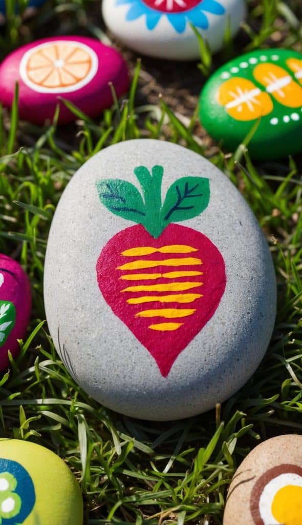 28 Food Painted Rock Ideas: Creative Designs for Yummy Rock Art Fun ...