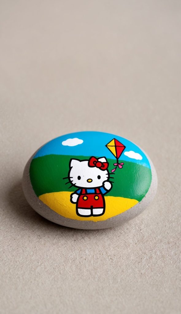 29 Hello Kitty Painted Rock Ideas: Adorable DIY Crafts for Kawaii ...