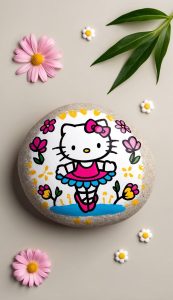 29 Hello Kitty Painted Rock Ideas: Adorable DIY Crafts for Kawaii ...